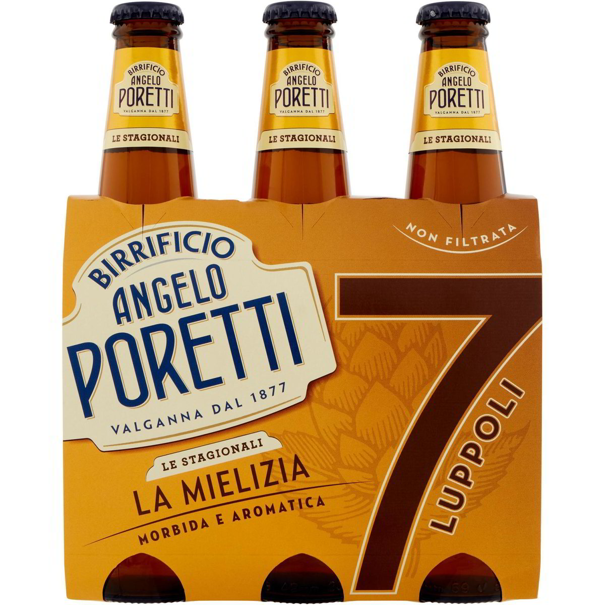Birra le stagionali la mielizia 7 luppoli BIRRIFICIO ANGELO PORETTI 3 X ...