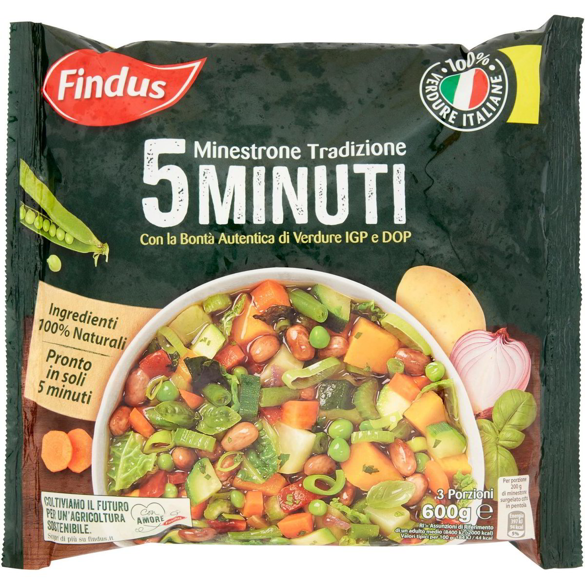 Minestrone tradizione 5 minuti FINDUS 600 G - Coop Shop