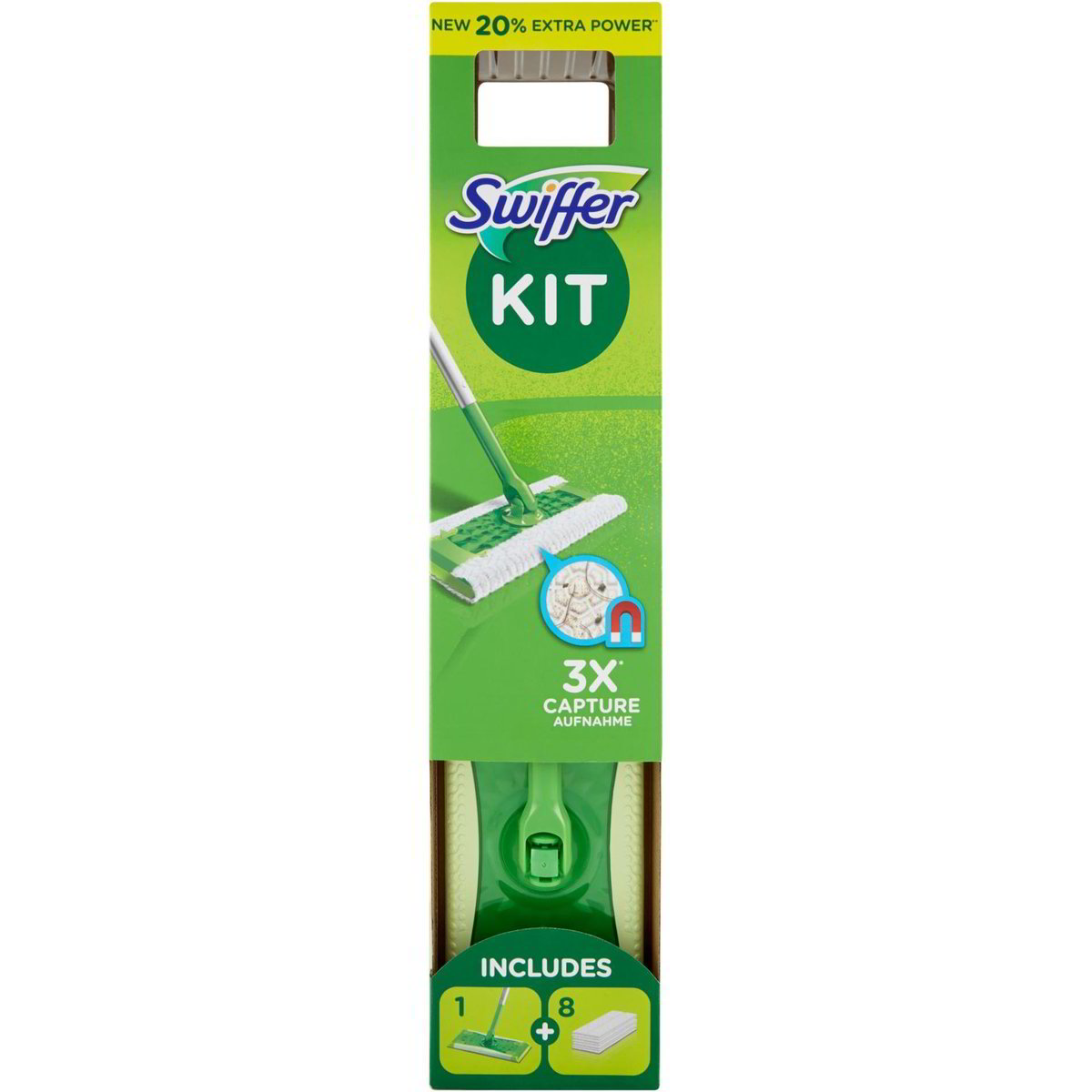 Scopa con 1 manico e 8 panni catturapolvere kit SWIFFER 1 PZ - Coop Shop