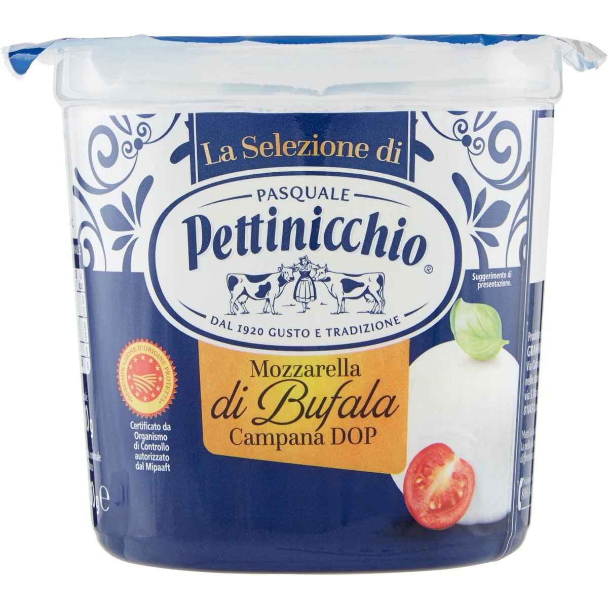 Mozzarella bufala campana DOP PETTINICCHIO 200 G - Coop Shop