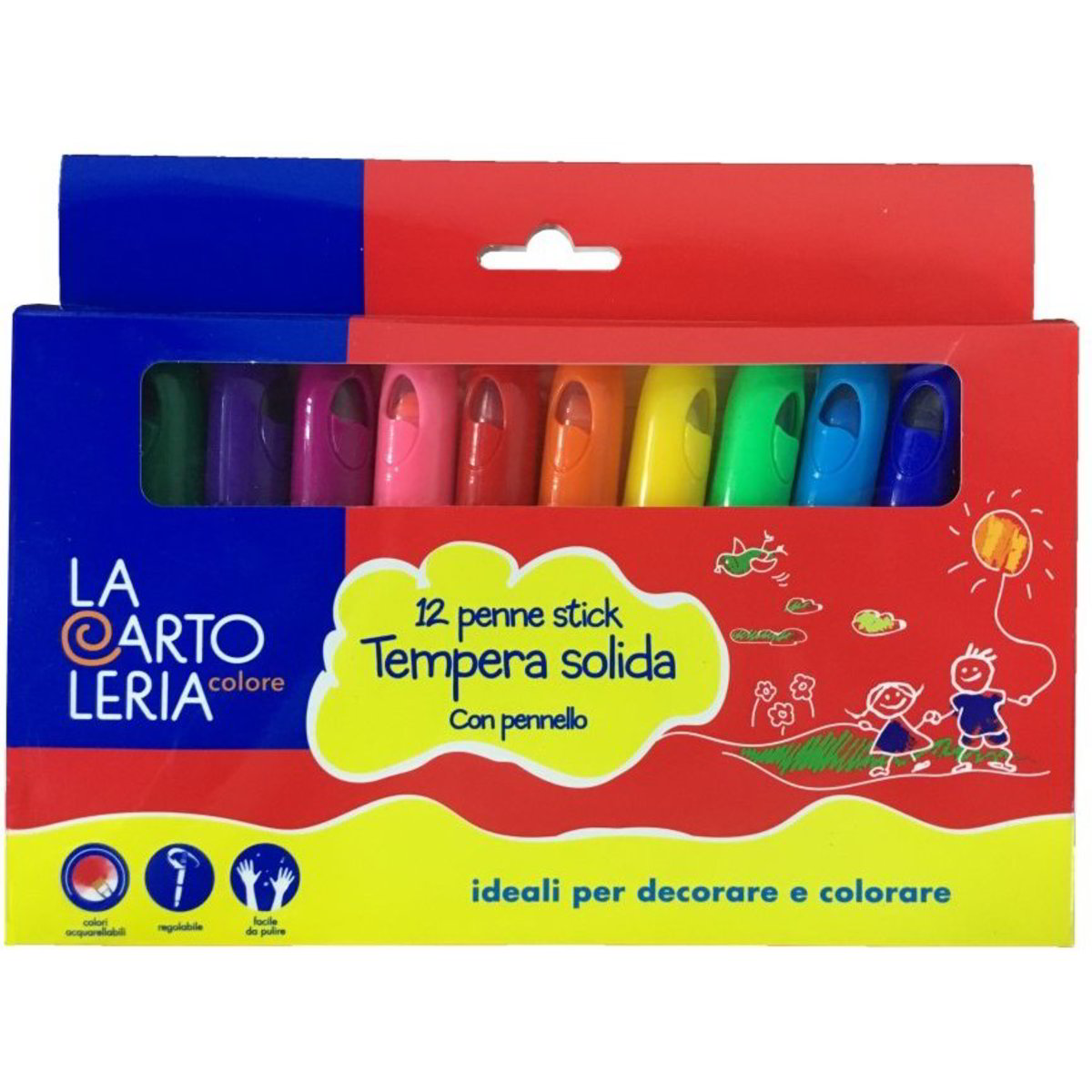 Pastelli colorati tempera solida LA CARTOLERIA 1 PZ - Coop Shop