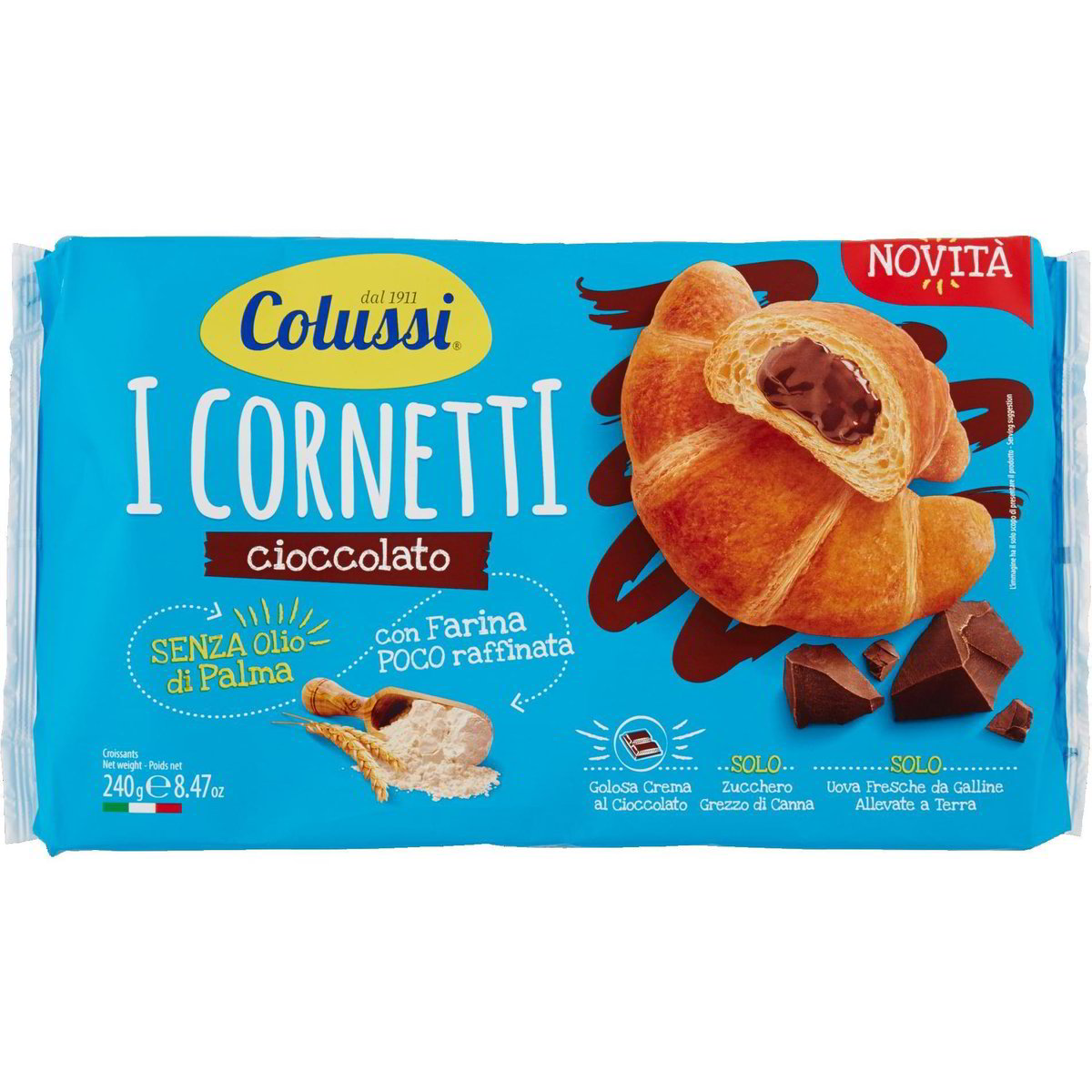 Croissant al cioccolato COLUSSI 240 G - Coop Shop