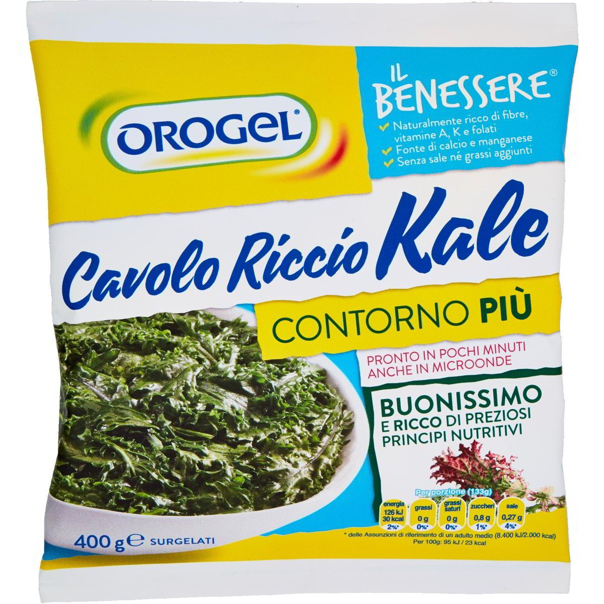 Cavolo riccio kale OROGEL 400 G - Coop Shop
