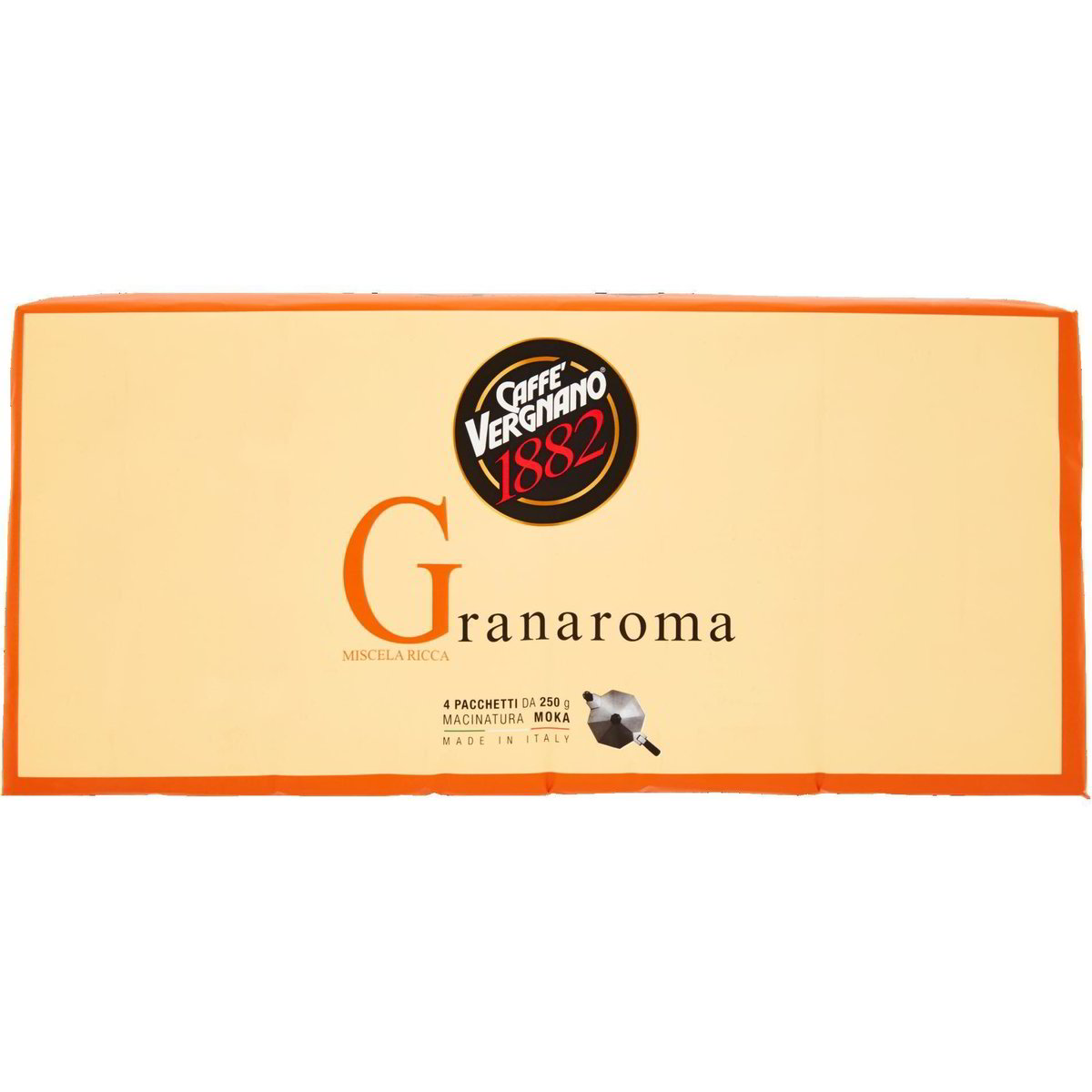 Caffè macinato granaroma miscela ricca VERGNANO 4 X 250 G - Coop Shop