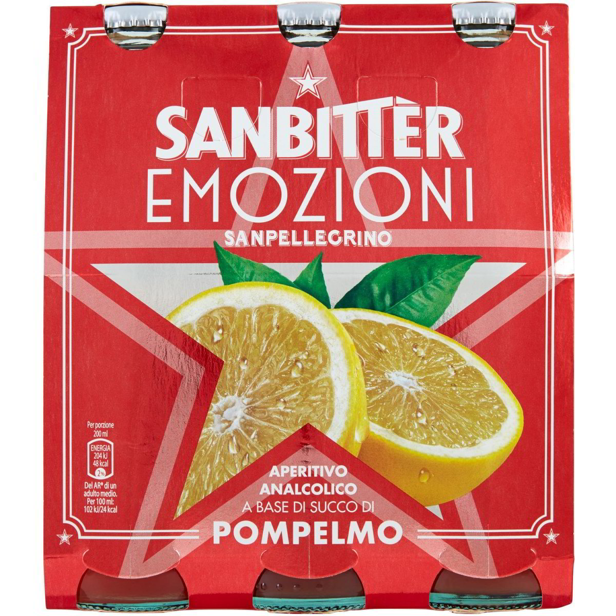 Aperitivo analcolico al pompelmo SANBITTER 3 X 200 ML - Coop Shop