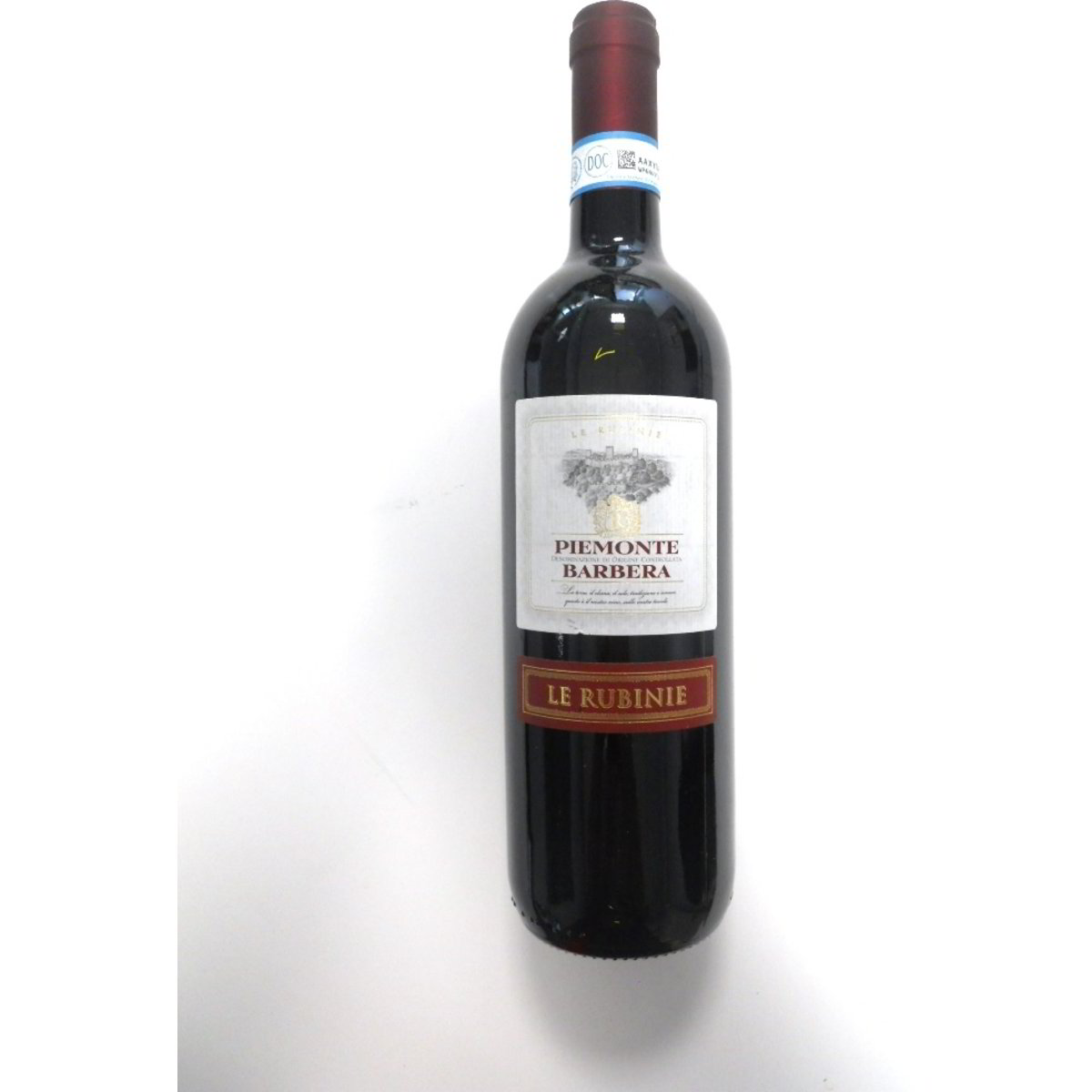 Vino rosso barbera DOC piemonte LE RUBINIE 750 ML - Coop Shop