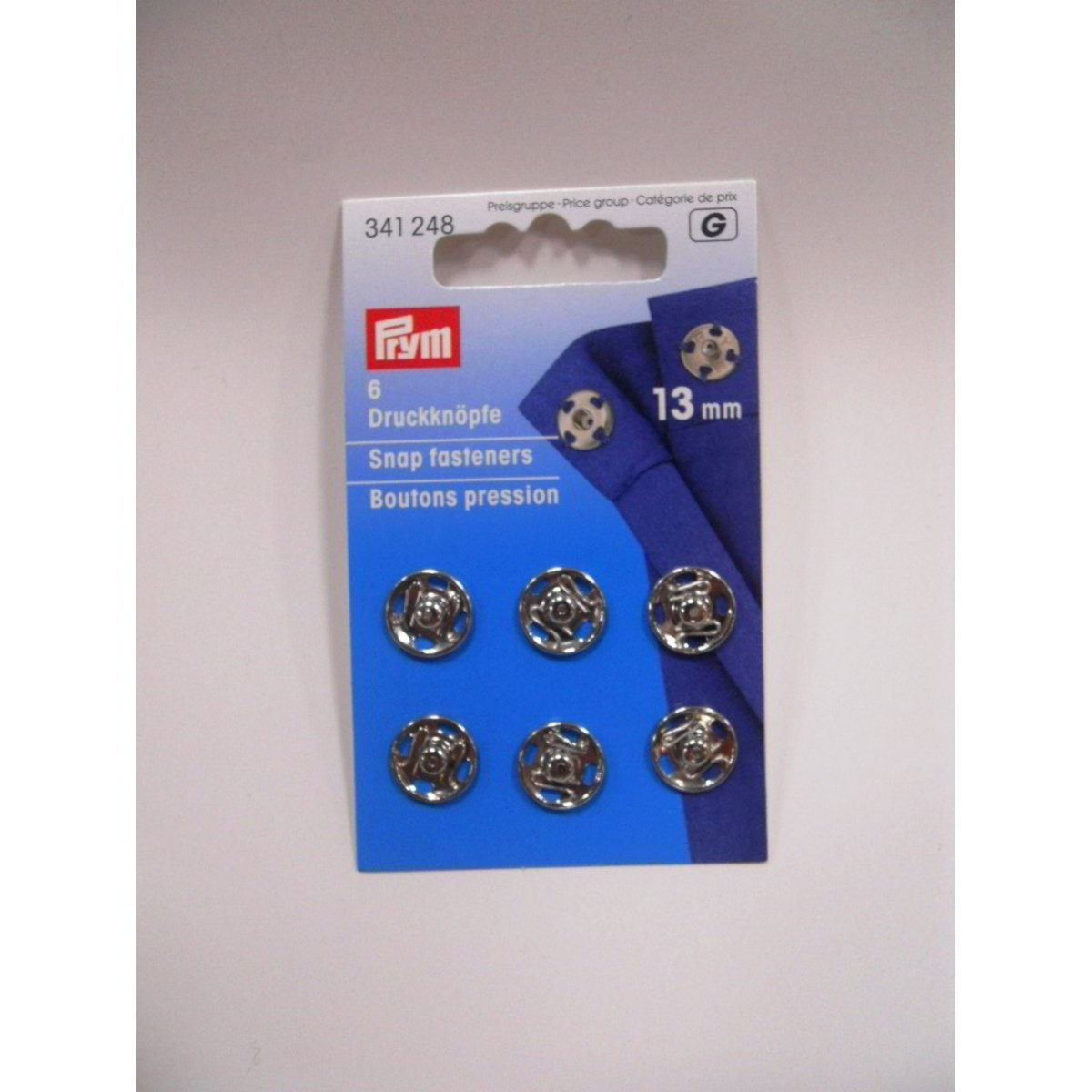 Bottoni automatici in ottone 13mm argento x6 1 PZ - Coop Shop