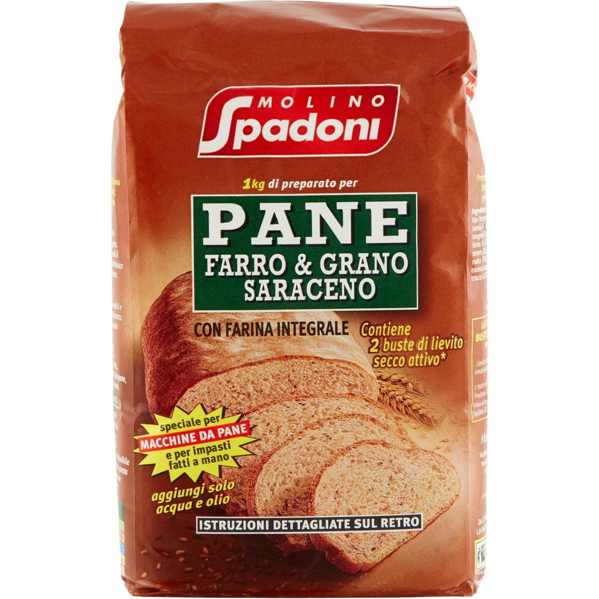 Farina per pane di farro e grano saraceno SPADONI 1000 G - Coop Shop