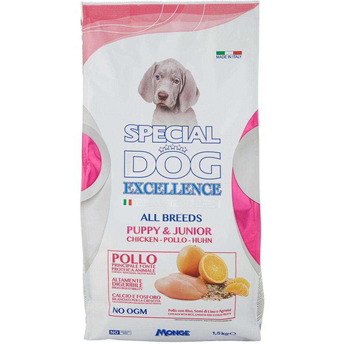 Crocchette per cani excellence puppy/junior pollo SPECIAL DOG 1500 G - Coop Shop