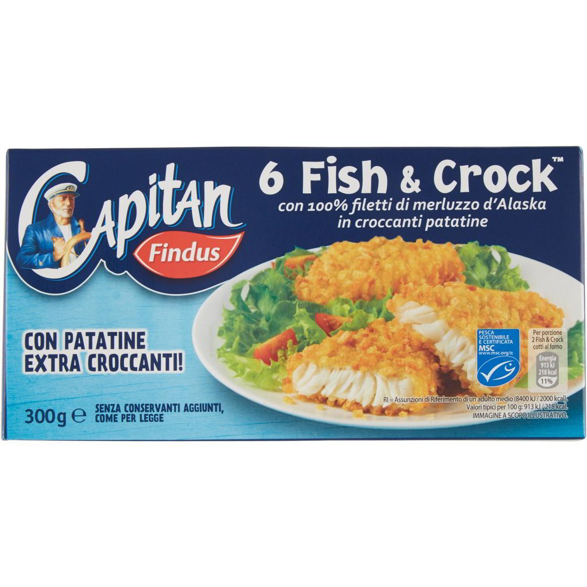 Fish & crock CAPITAN FINDUS 300 G - Coop Shop