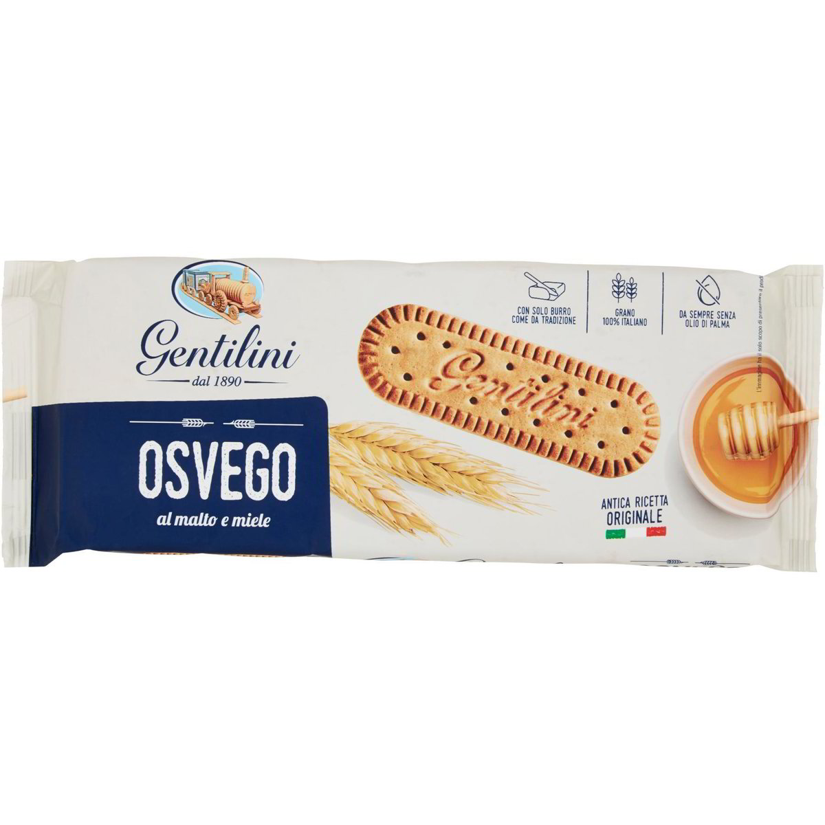 Biscotti osvego al malto e miele GENTILINI 250 G - Coop Shop