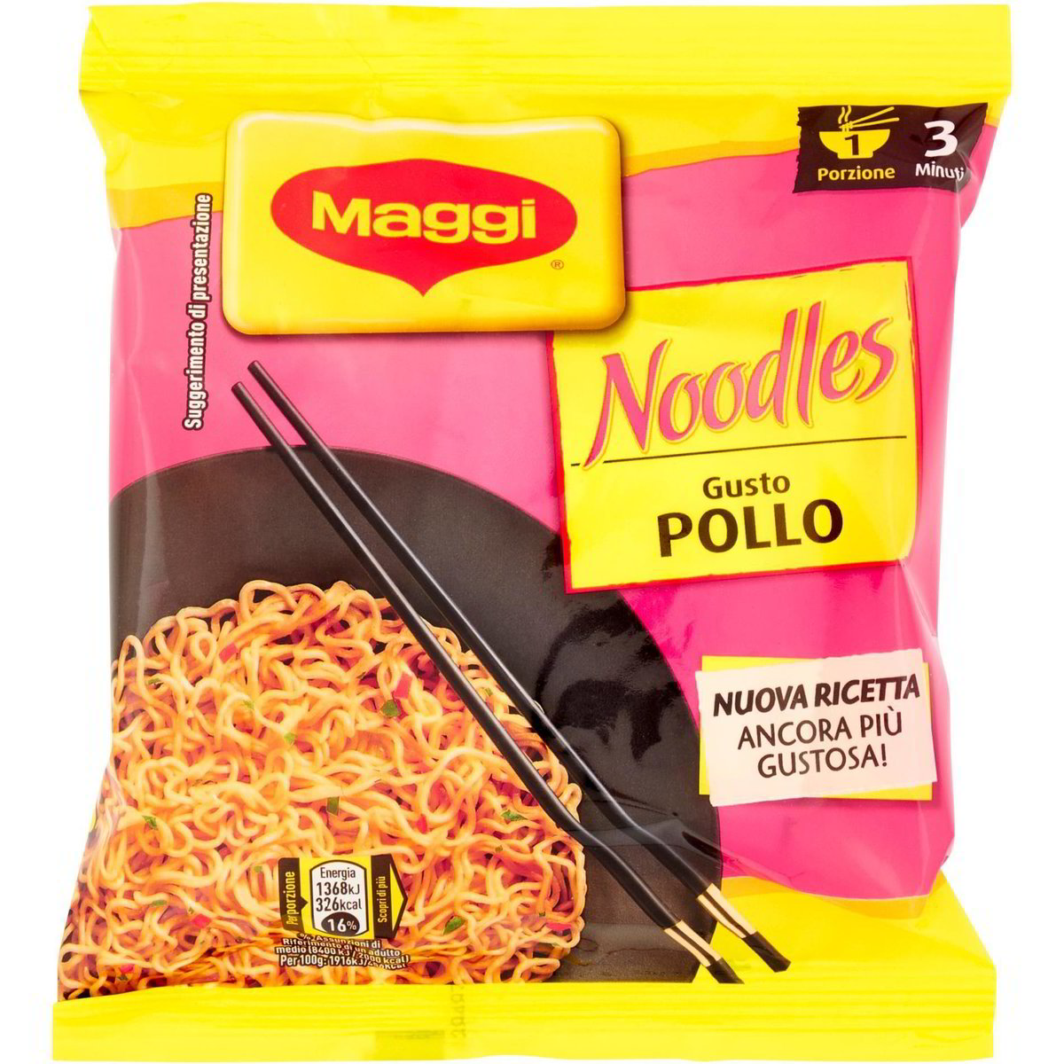 Noodles al pollo istantanei e condimento MAGGI 71 G - Coop Shop