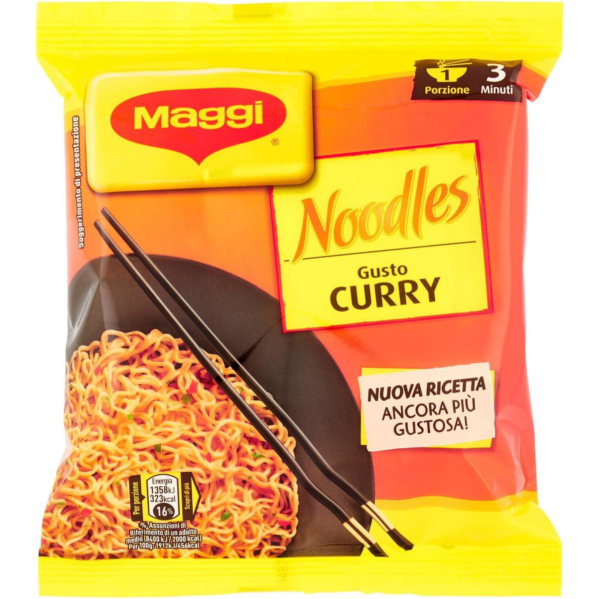 Noodles al curry istantanei e condimento MAGGI 71 G - Coop Shop