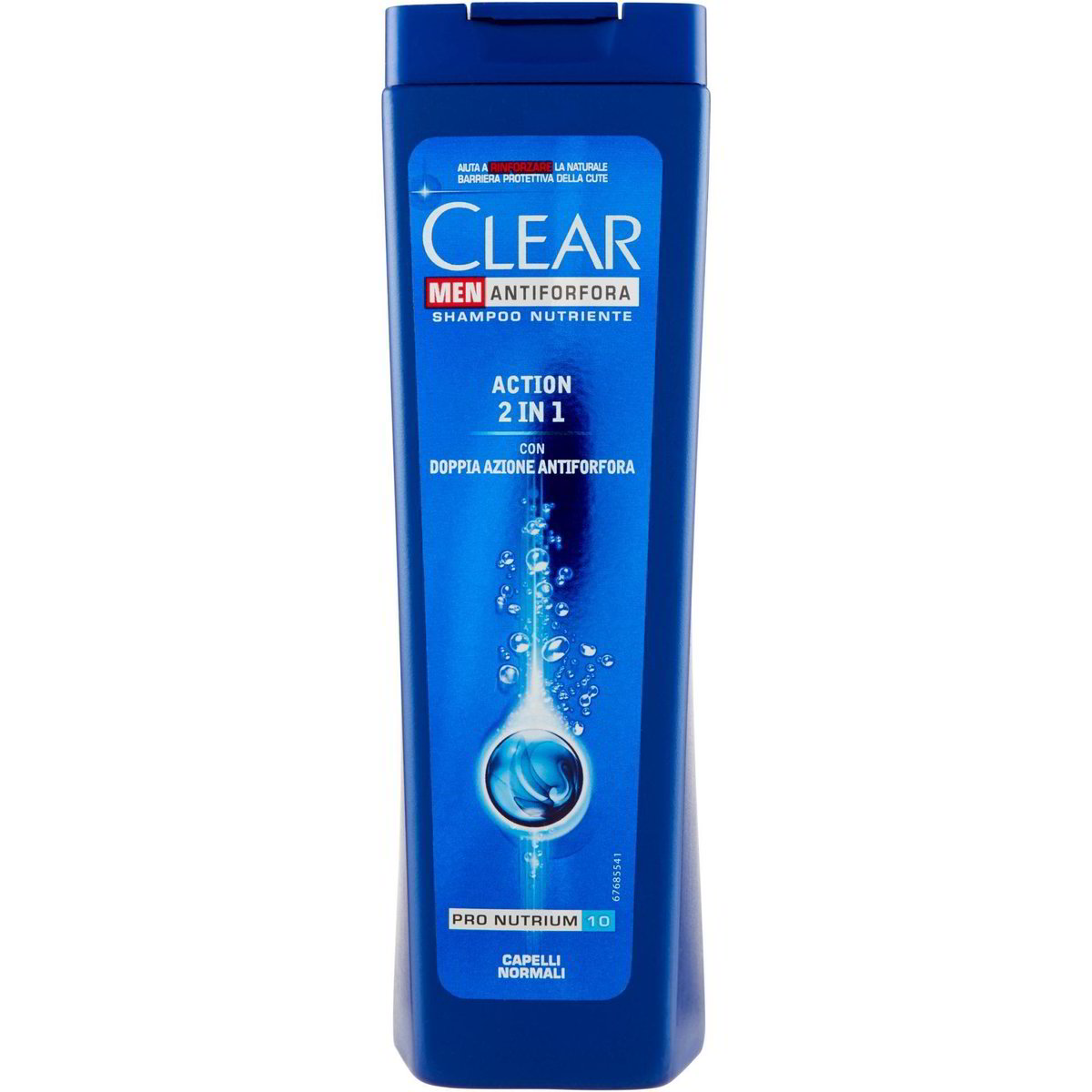 Shampoo antiforfora nutriente action 2in1 men CLEAR 250 ML - Coop Shop