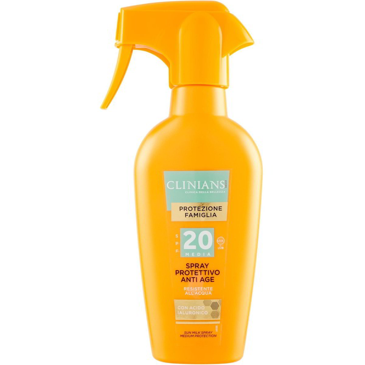 Solare spray protettivo formato famiglia spf20 CLINIANS 250 ML - Coop Shop