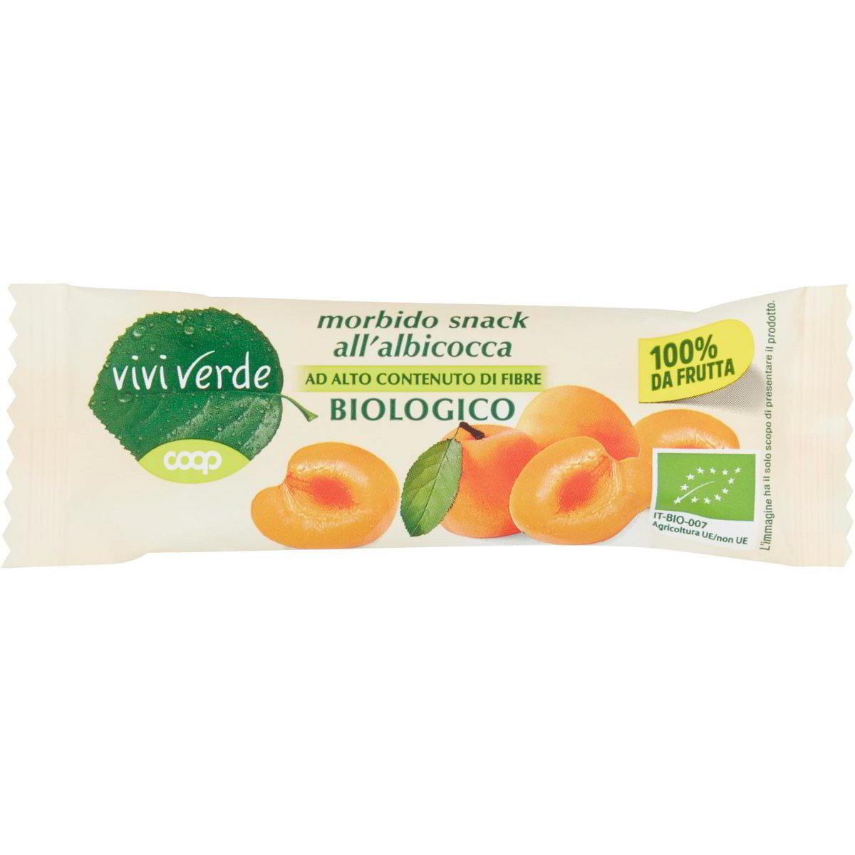 Barretta all'albicocca 100% frutta COOP - VIVI VERDE 32 G - Coop Shop