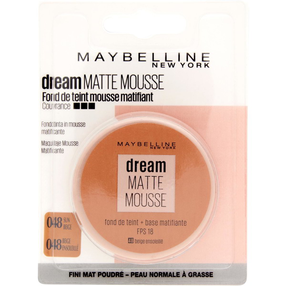Fondotinta dream mat mousse 48 MAYBELLINE 1 PZ - Coop Shop