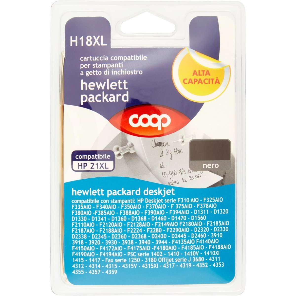 Cartucce stampanti getto hewlett packard h18xl ner COOP 1 PZ - Coop Shop