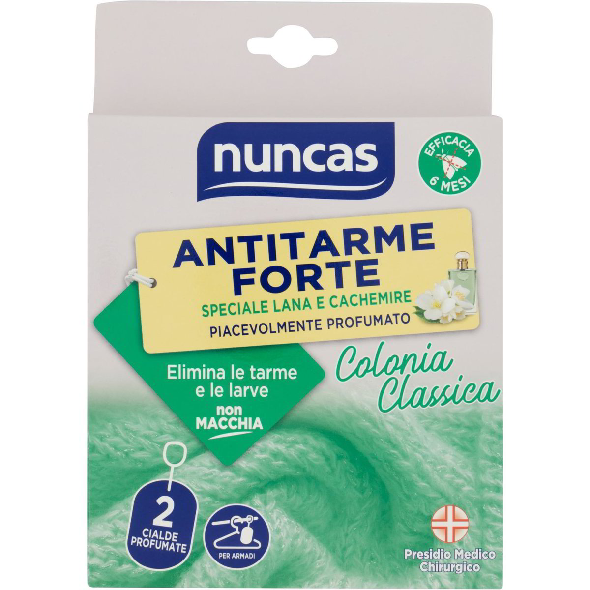 Antitarme forte delicato fiorito x2 NUNCAS 1 PZ - Coop Shop