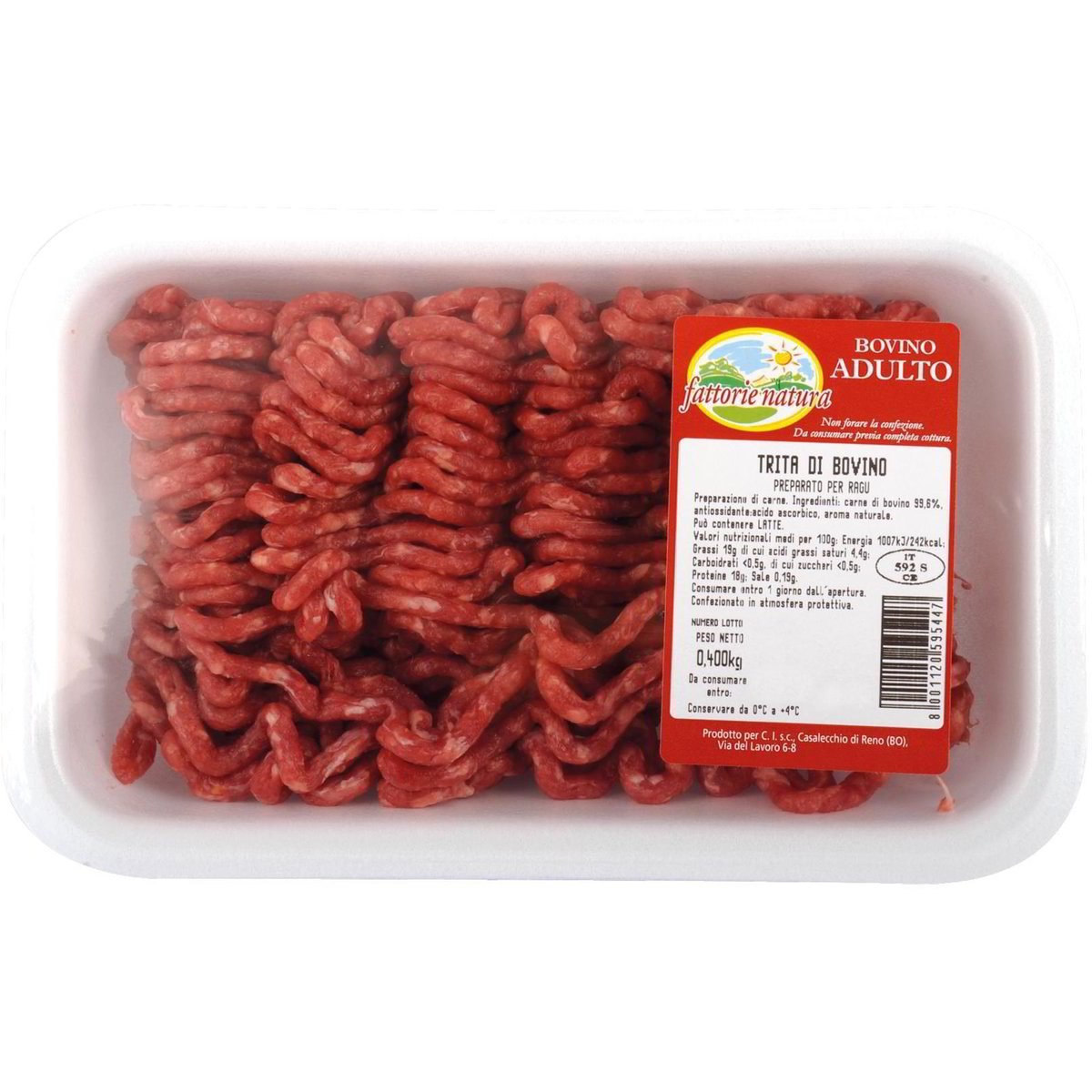Bovino adulto macinato per ragù FATTORIE NATURA 400 G - Coop Shop