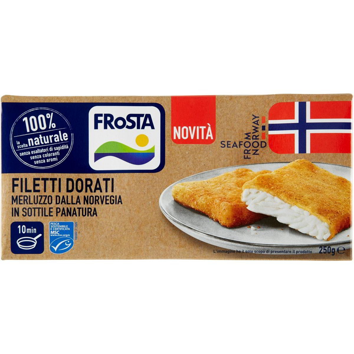 Merluzzo filetti dorati della norvegia FROSTA 250 G - Coop Shop