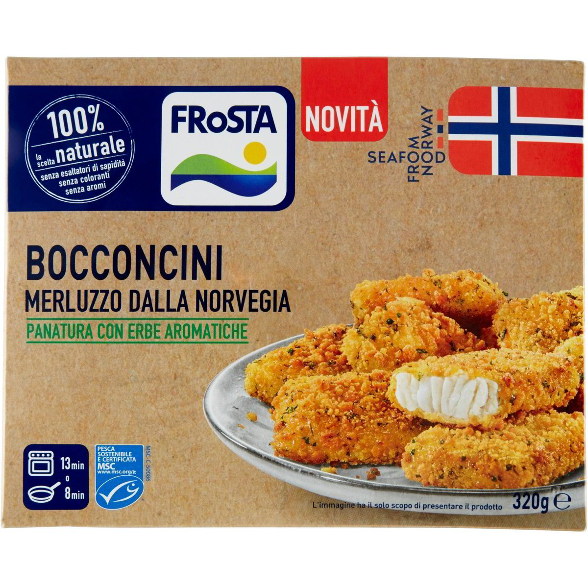 Merluzzo bocconcini norvegia panati con erbe FROSTA 320 G - Coop Shop