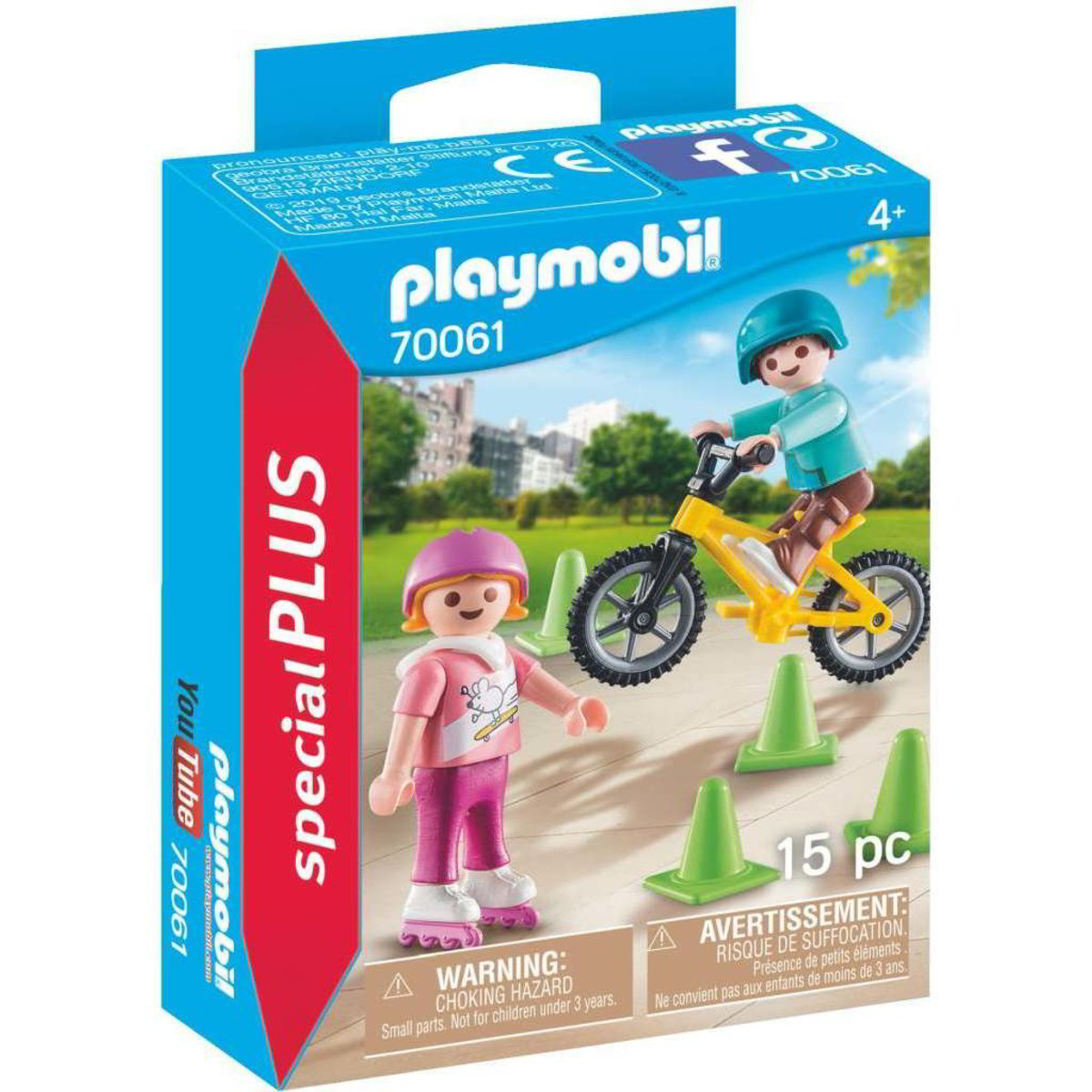 PLAYMOBIL BAMB PATTIN+BMX70061 - Coop Shop