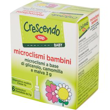 Microclismi baby bambini COOP - CRESCENDO KIDS 6 x 3 G - Coop Shop