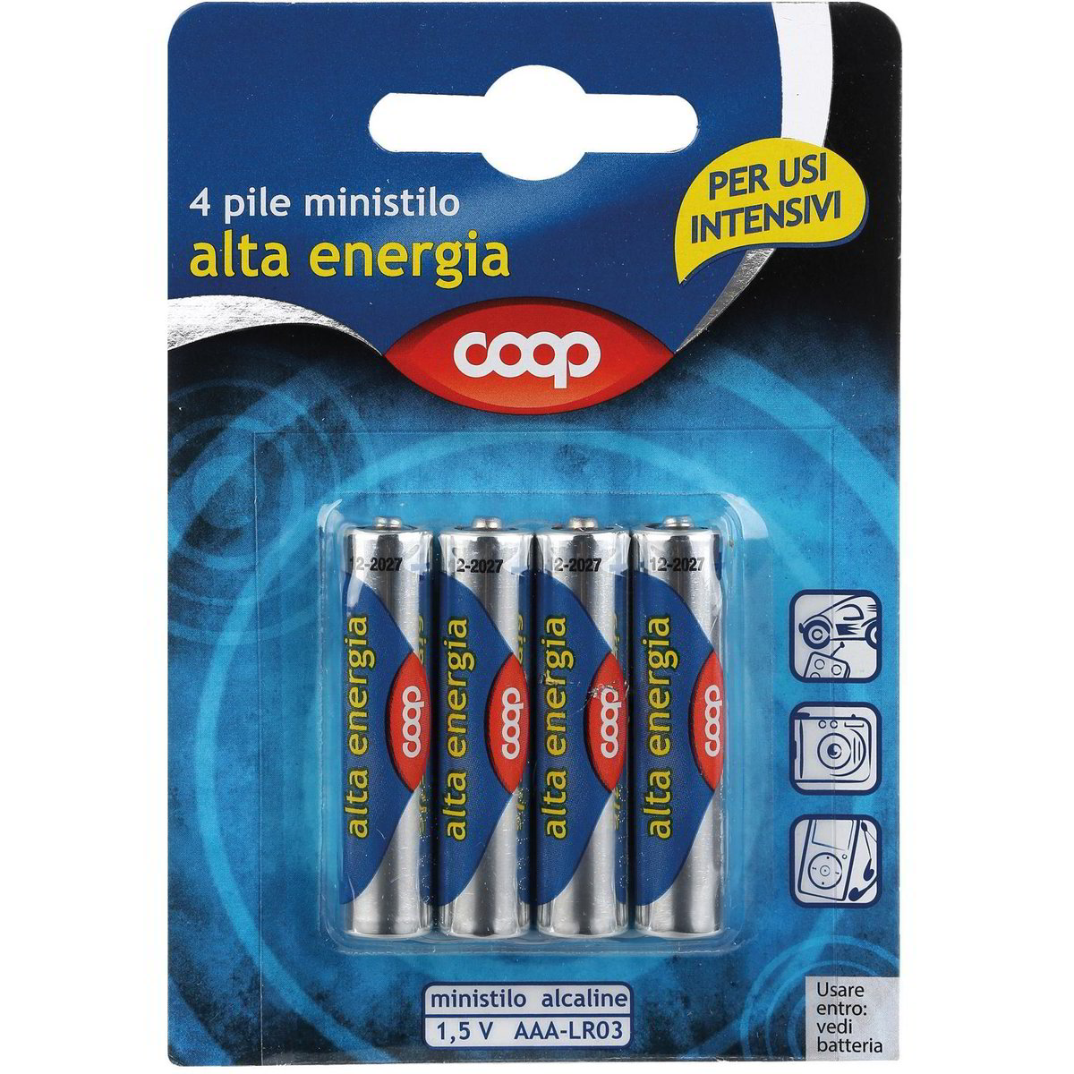 Pile mini stilo alta energia x4 COOP 1 PZ - Coop Shop