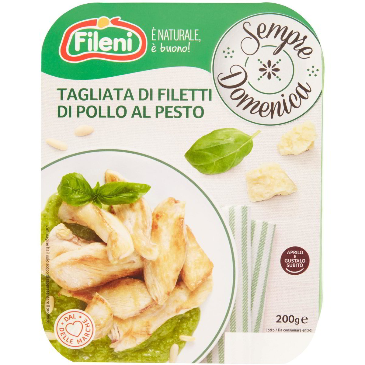 Tagliata di pollo filetti al pesto FILENI 200 G - Coop Shop