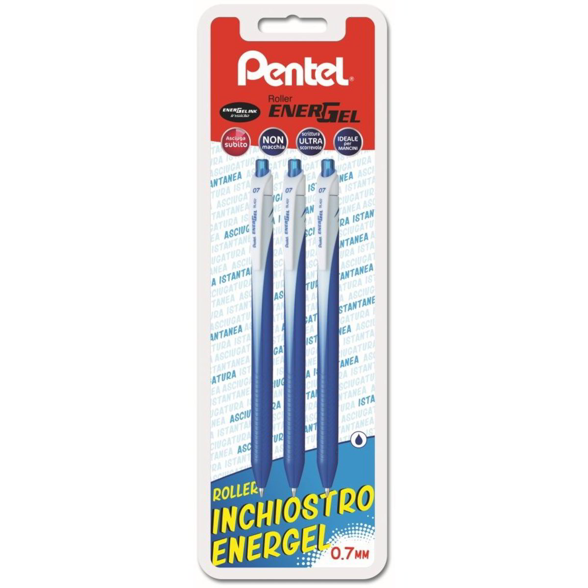 Biro roller slim blu x3 ENERGEL 1 PZ - Coop Shop