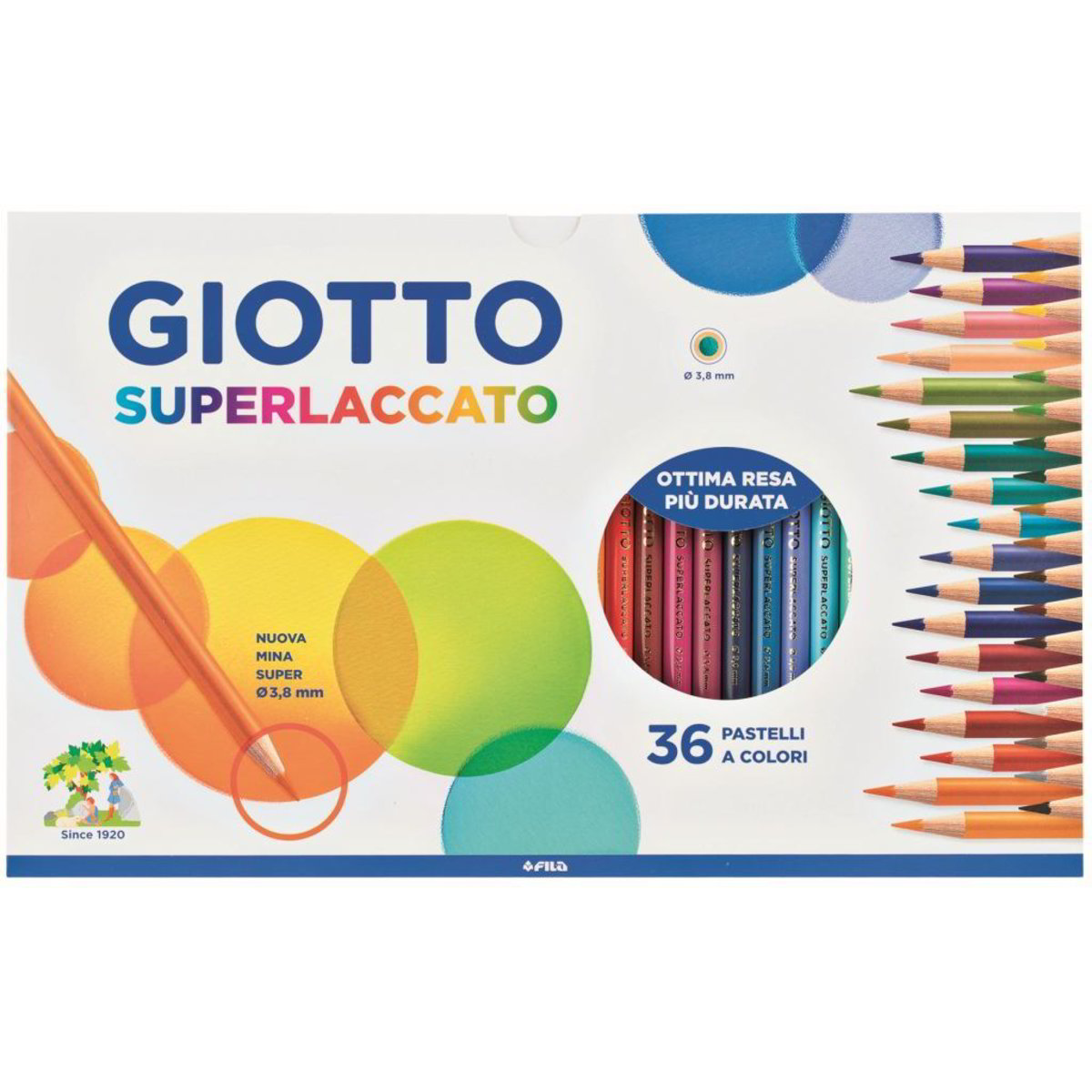 Matite colorate superlaccato x36 GIOTTO 1 PZ - Coop Shop
