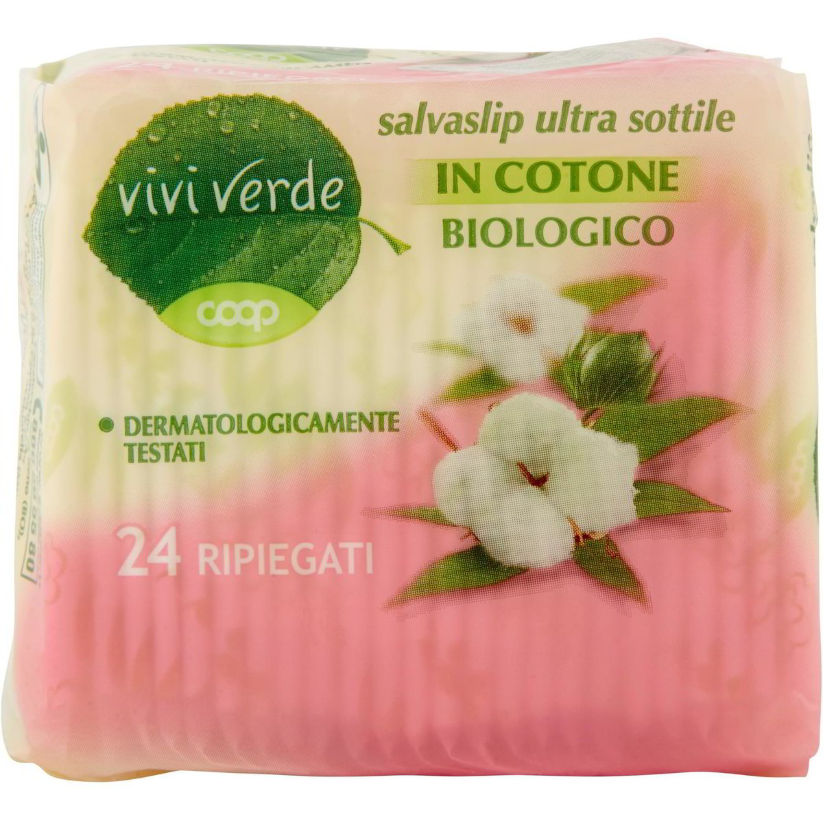 Salvaslip ultra sottile in cotone ripiegati x24 COOP - VIVI VERDE 1 PZ - Coop Shop