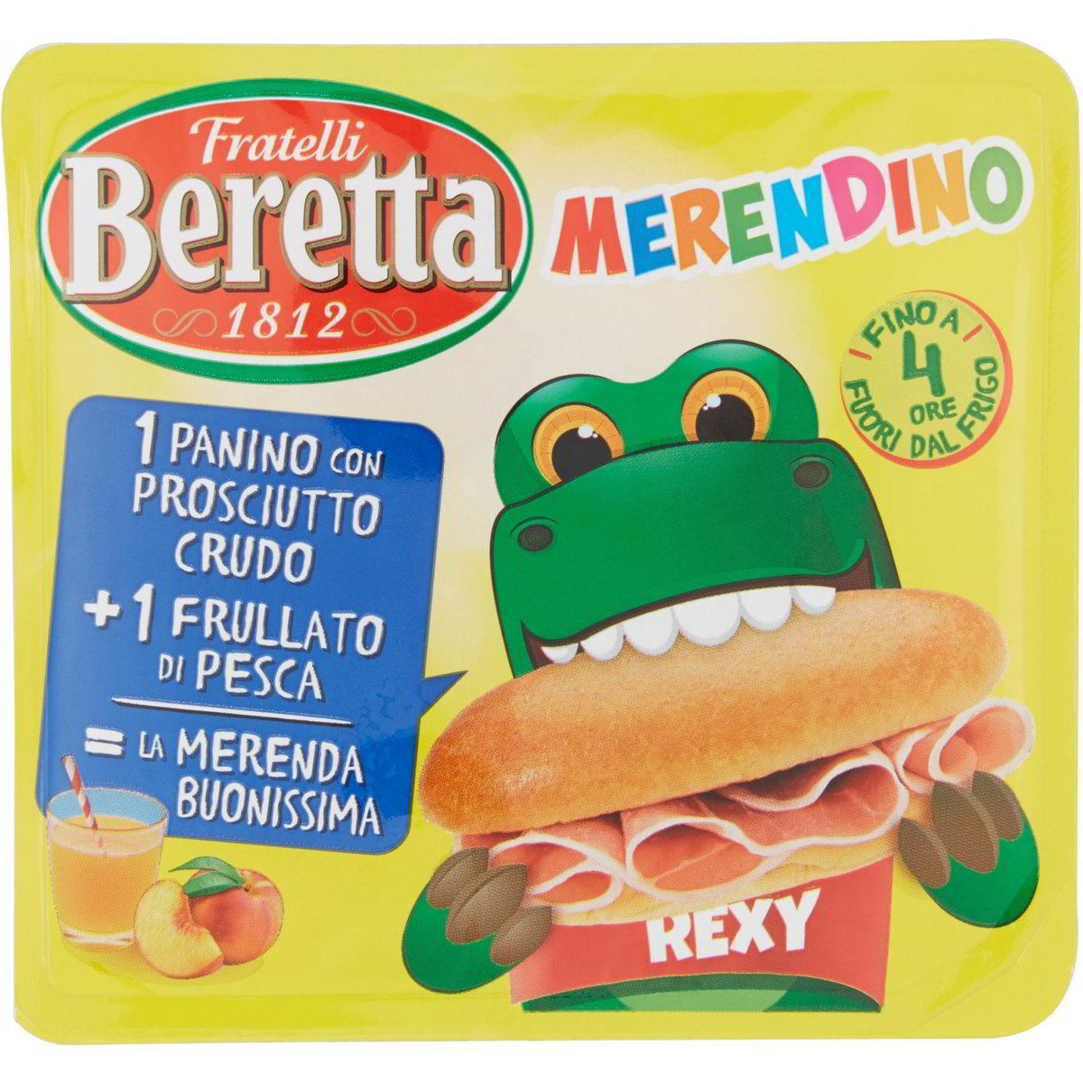 Merendina panino prosciutto crudo/frullato pesca FRATELLI BERETTA 173 G ...
