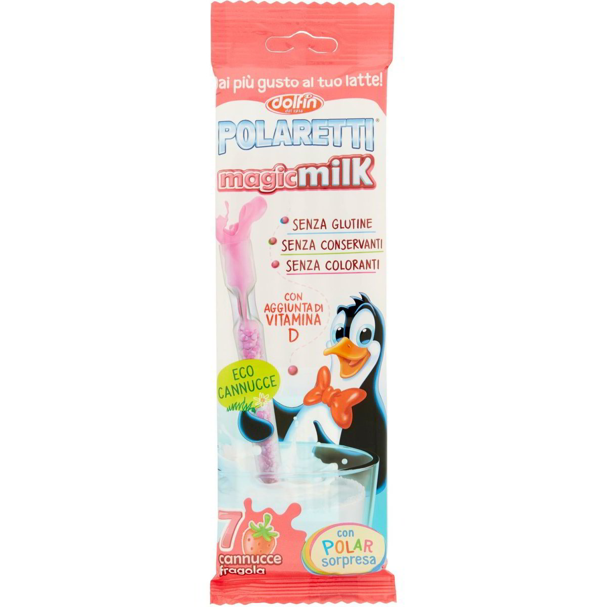 Polaretti alla fragola DOLFIN 7 X 6,5 G - Coop Shop