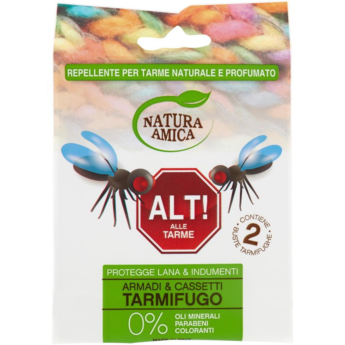 Repellente tarmifugo antitarme armadi&cassetti x2 NATURA AMICA 1 PZ ...