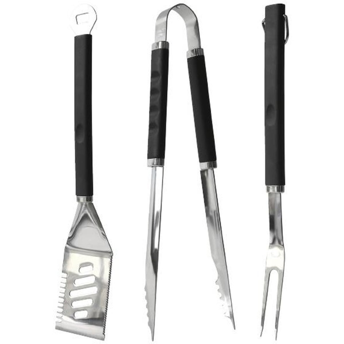 Set accessori bbq in acciaio x3 STEUBER 1 PZ - Coop Shop