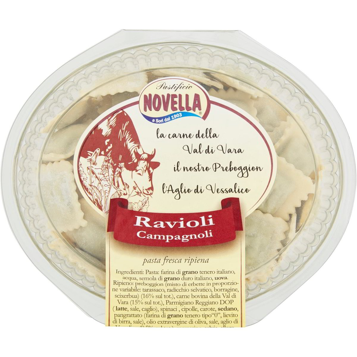 Ravioli campagnoli PASTIFICIO NOVELLA 400 G - Coop Shop