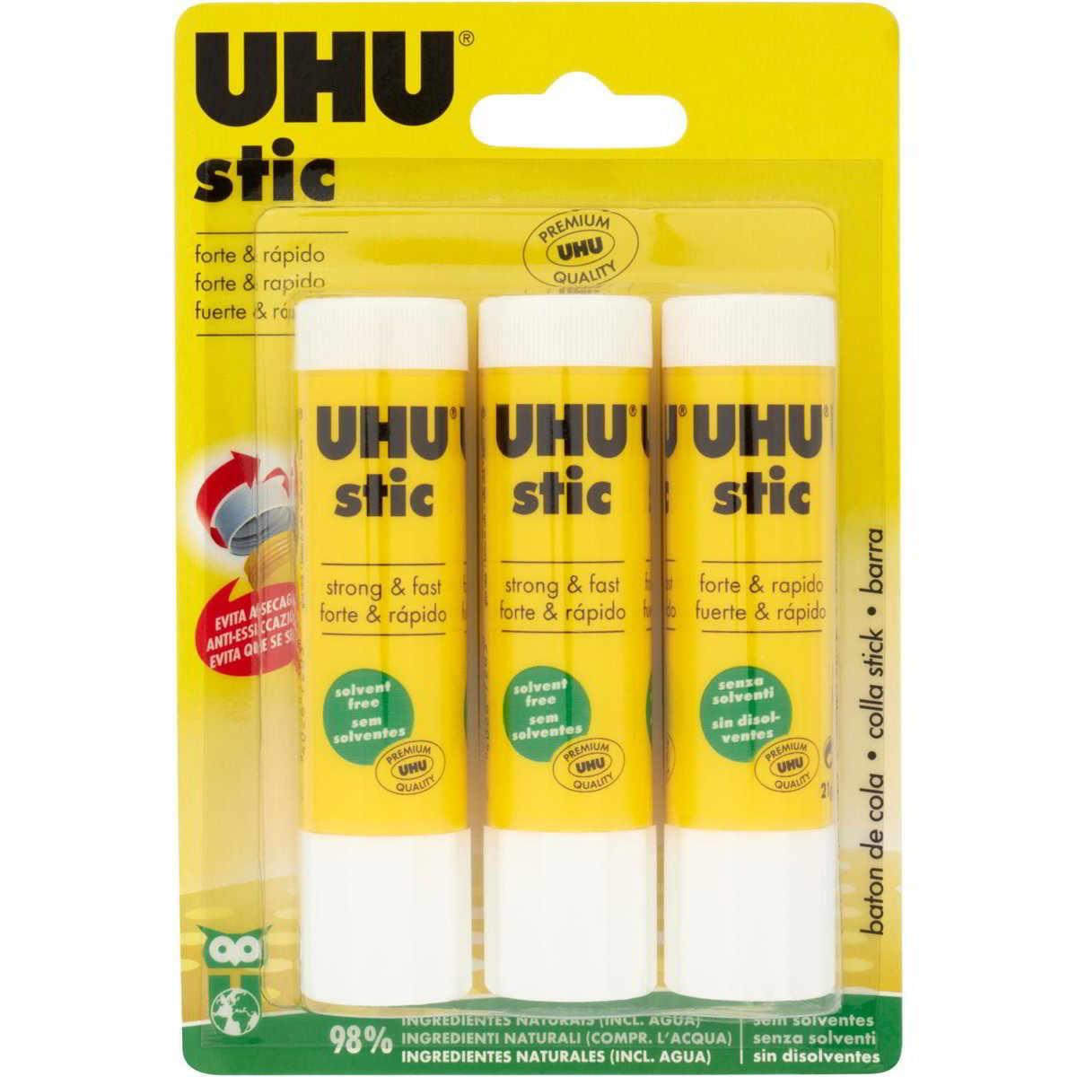 Colle stic UHU 3 X 21 G - Coop Shop