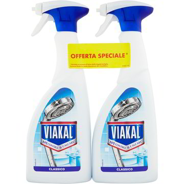 Anticalcare bagno classico spray VIAKAL 2 X 700 ML - Coop Shop
