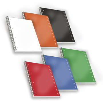 Quaderno A4 maxi con spirale a righe 1r monocromo PIGNA 1 PZ - Coop Shop