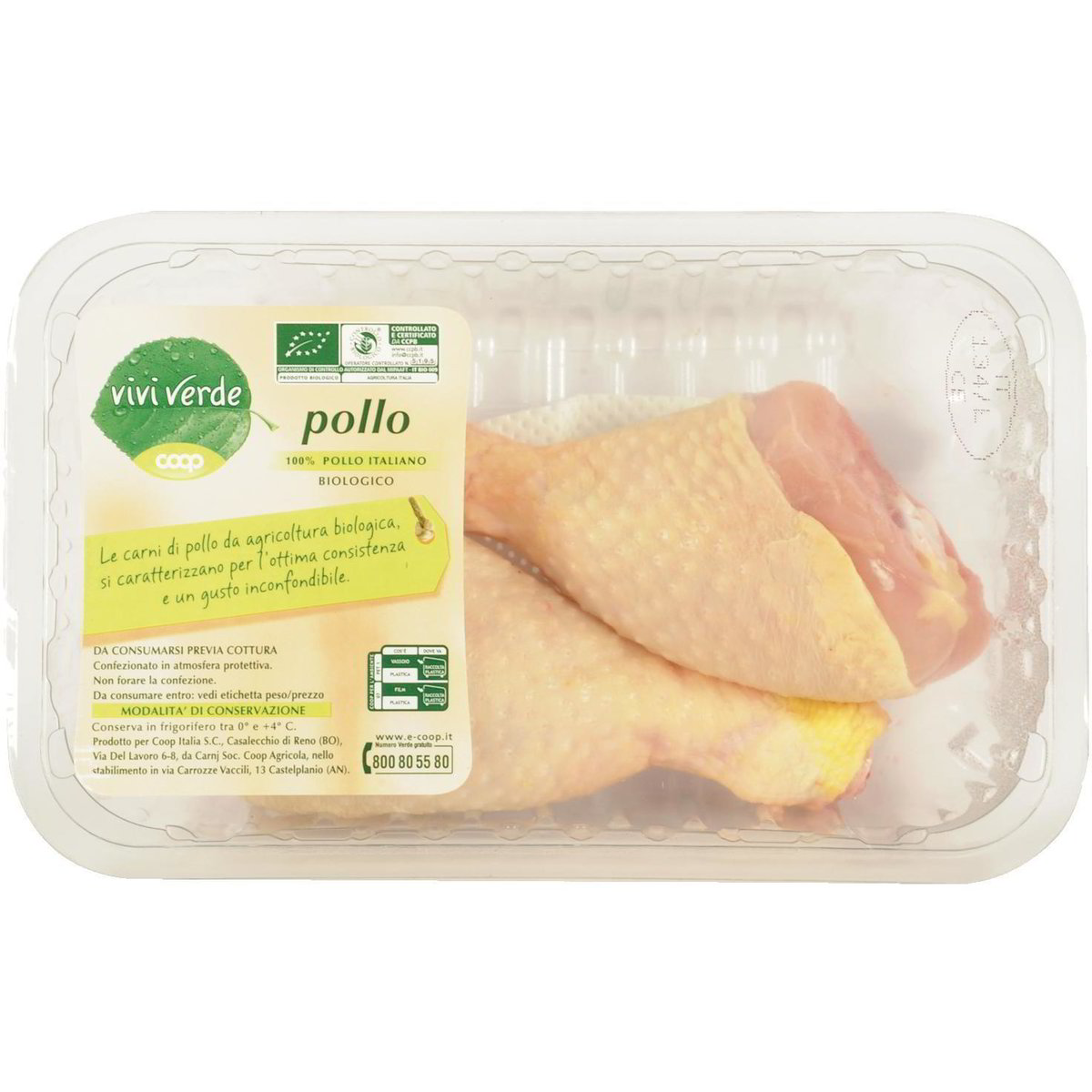 Pollo fusi COOP - VIVI VERDE 400 G - Coop Shop