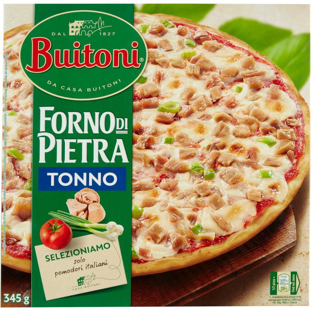 Pizza surgelata tonno forno di pietra BUITONI 345 G - Coop Shop