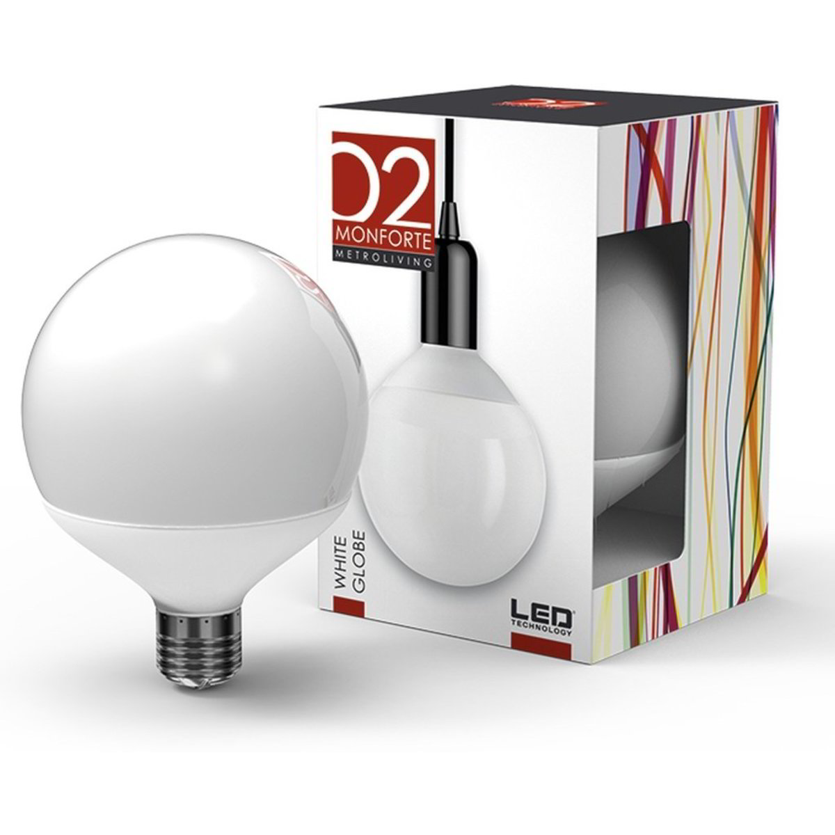 Lampada led globe white e27 3000k 20w A+ 02MONFORTE 1 PZ - Coop Shop