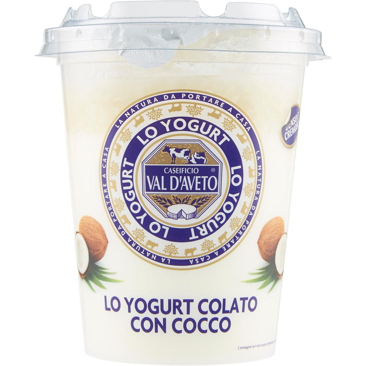 Yogurt intero colato con cocco CASEIFICIO VAL D'AVETO 180 G - Coop Shop
