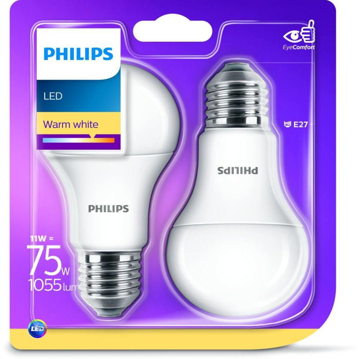 Lampada led goccia smerigliata 75w e27 2700k A+ x2 PHILIPS 1 PZ - Coop Shop
