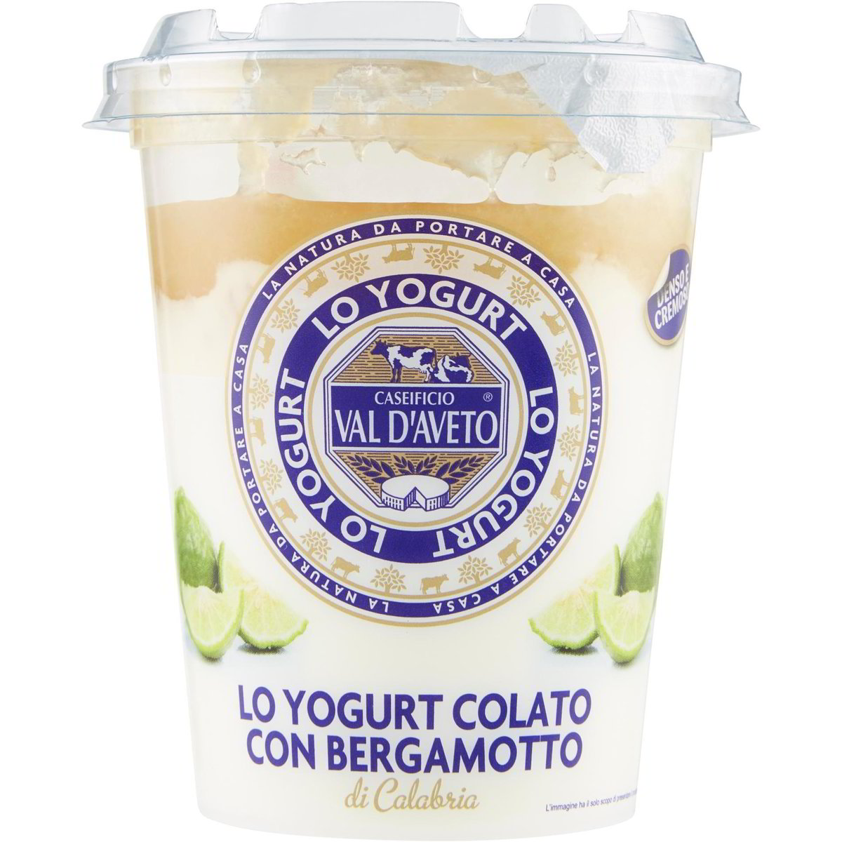 Yogurt intero colato con bergamotto di calabria CASEIFICIO VAL D'AVETO ...