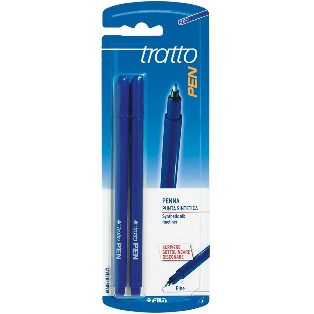 Pennarelli blu x2 TRATTO PEN 1 PZ - Coop Shop
