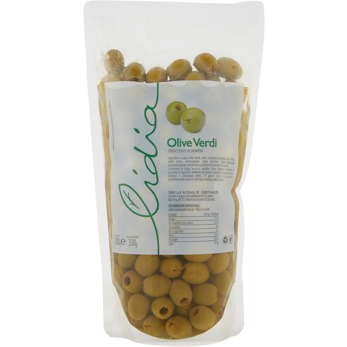 Olive verdi denocciolate LIDIA 330 G - Coop Shop