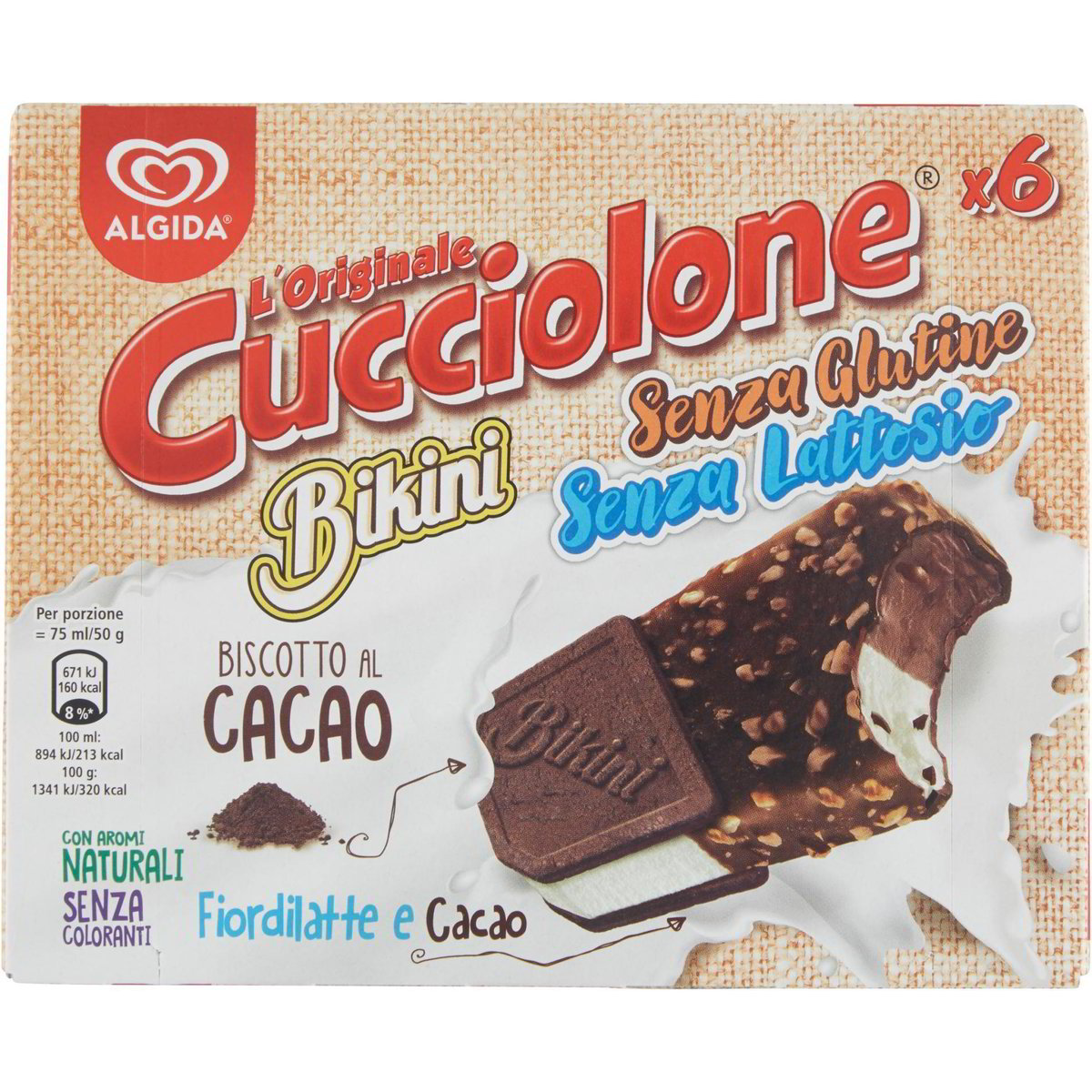 Cucciolone bikini ALGIDA 6 X 50 G - Coop Shop